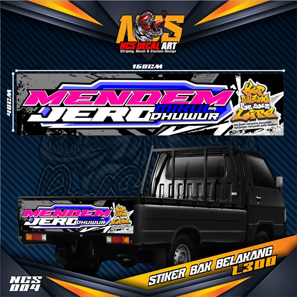 Jual Stiker Decal Pintu Bak Belakang MENDEM JERO MIKUL DUWHUR All Pick ...
