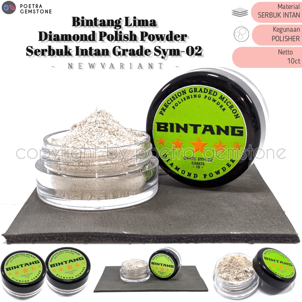 Jual Paket Finishing Polish Diamond Powder Bintang Lima Serbuk Intan ...