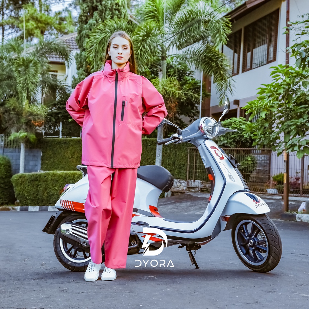 Jual Raincoat DYORA Zeus V1 Series Pink / Jas Hujan Pria Wanita DYORA Original Mantel Hujan ...