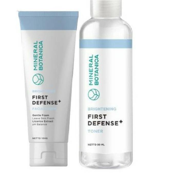 Jual MINERAL BOTANICA Brightening l Acne First Defense Facial Foam Toner 100mL l Day Cream 25gr l Night Cream 25gr Shopee Indonesia
