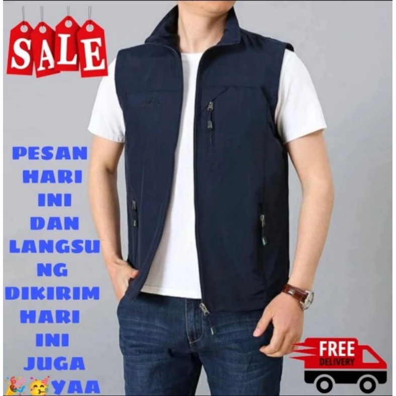 Jual jaket rompi terbaru/rompi motor keren/rompi pria dan wanita ...