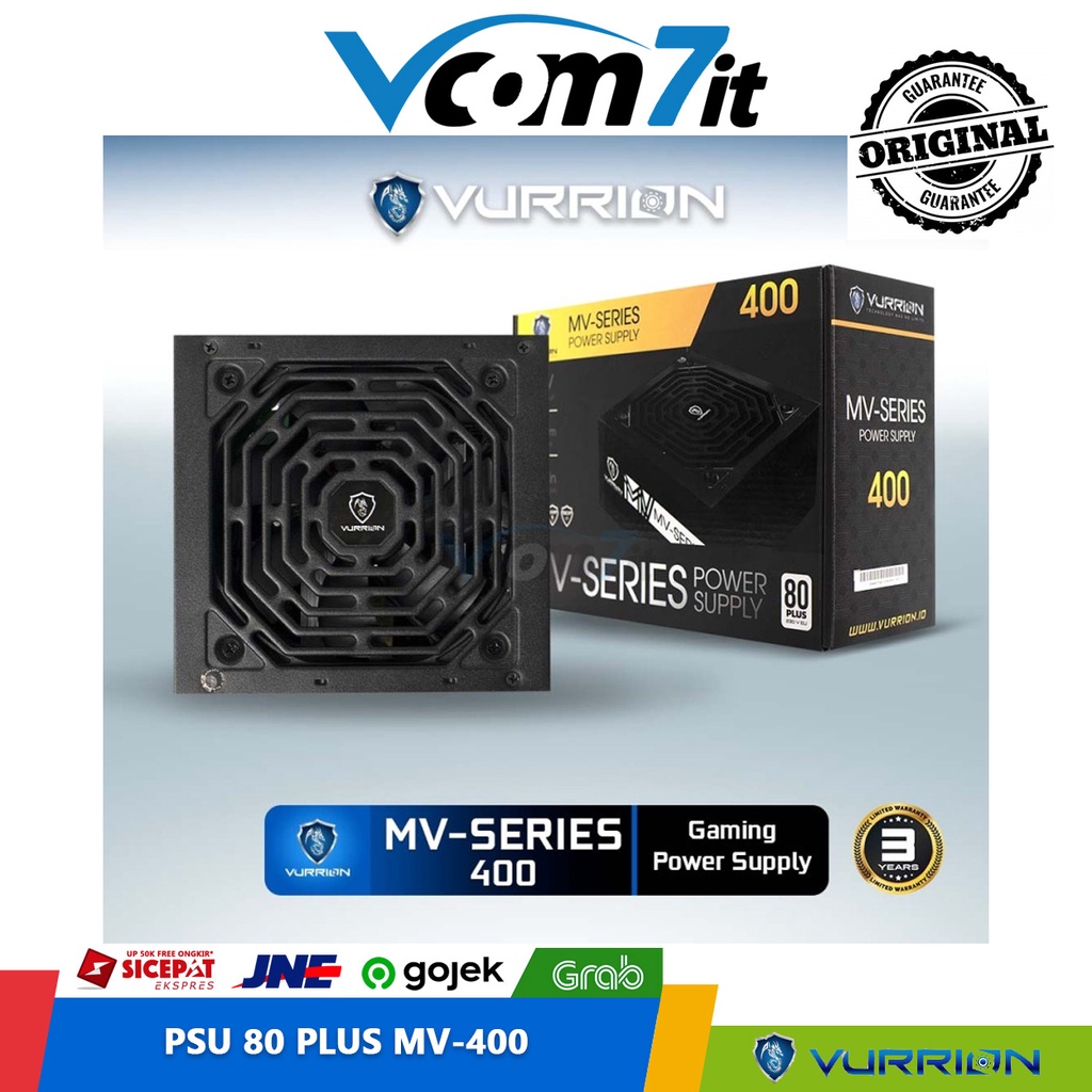 Jual Power Supply PSU VURRION MV400 MV500 400 or 500 WATT 80+ | Shopee ...