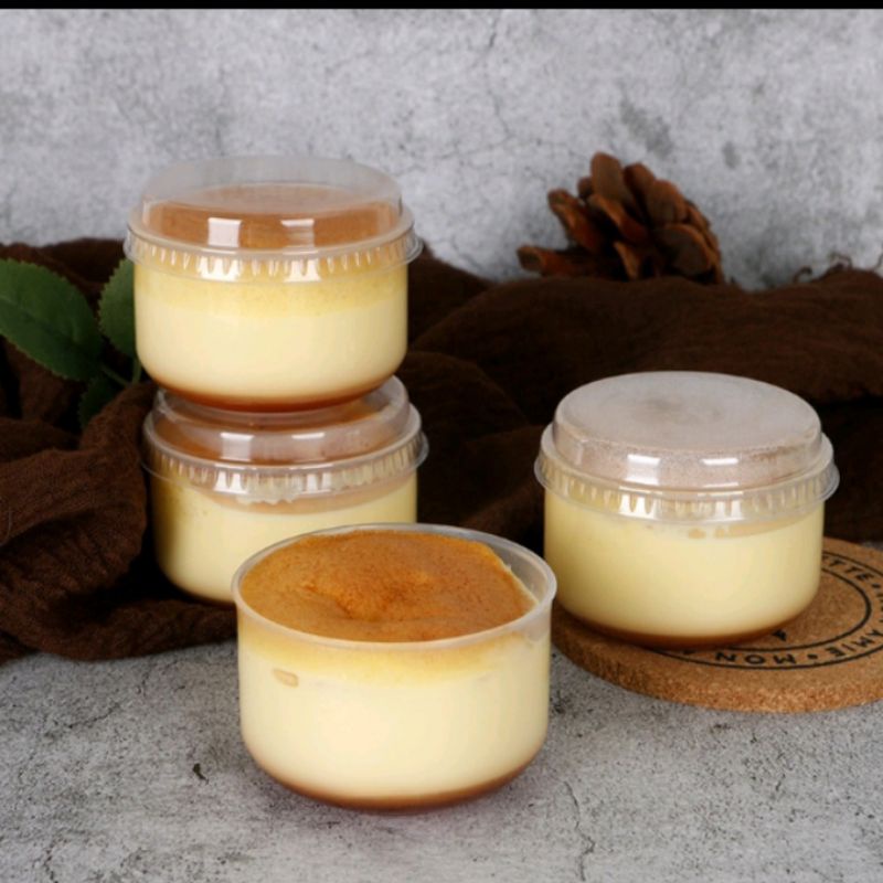 Jual 10pcs Mini cup pudding/dessert cup Korea/cup mika bisa masuk oven ...