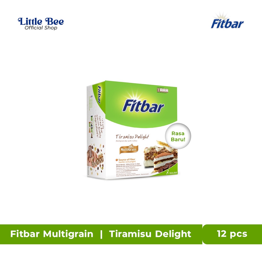 Jual FITBAR Multigrain | Snack Sehat | 3 Varian Rasa | Isi 12 x 22 gr ...