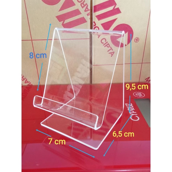 Jual stand Handphone akrilik / smartphone holder akrilik / dudukan hp ...