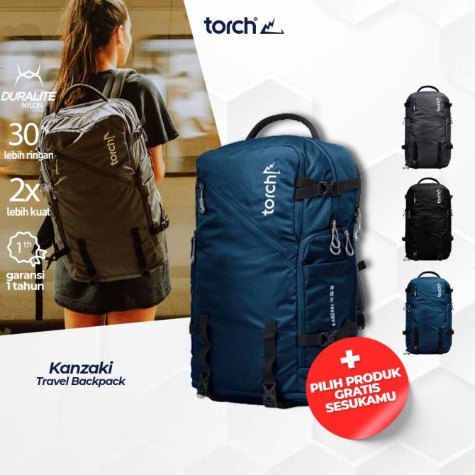 Jual Torch Tas Ransel - Light Travel Backpack Kanzaki Classic 30 Liter ...