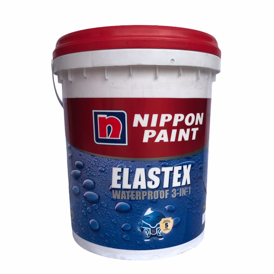 Jual NIPPON ELASTEX CAT PELAPIS ANTI BOCOR PAIL 20KG | Shopee Indonesia