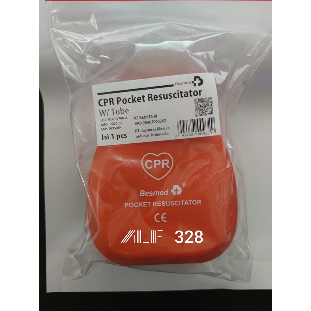 Jual Masker CPR Pocket + Tube Resusitator Besmed | Shopee Indonesia