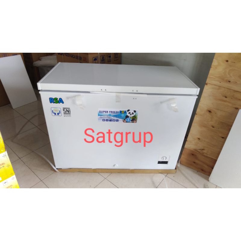 Jual chest freezer CF-310 RSA kulkas pembeku frozen food 310 liter rsa ...
