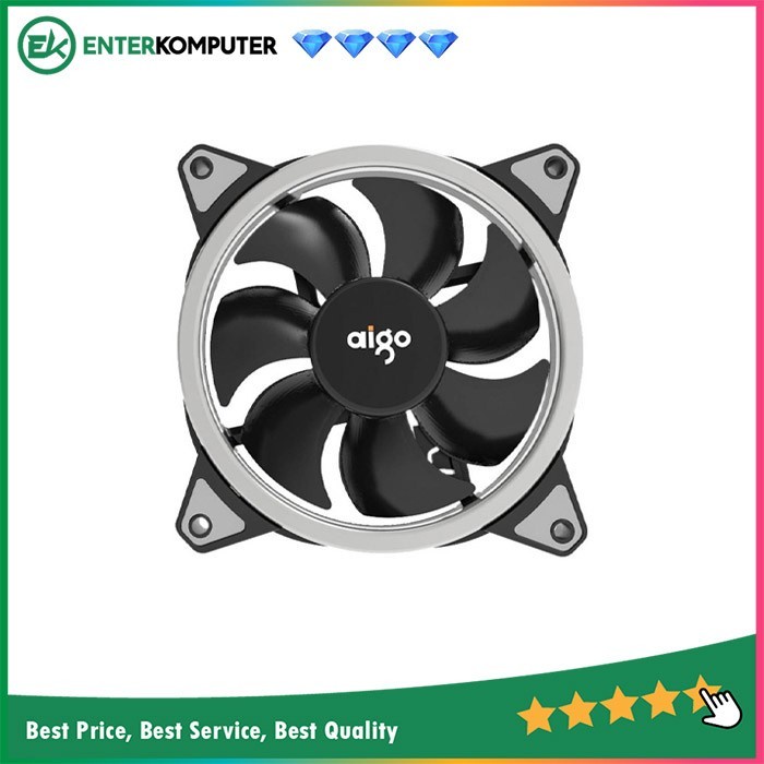 Jual Aigo DarkFlash DR11 12CM Red LED Fan | Shopee Indonesia