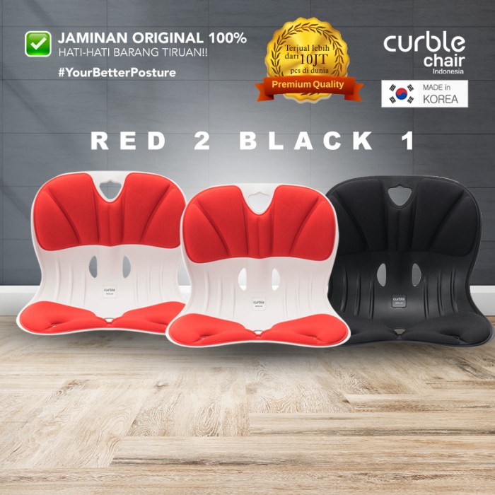 Jual Curble Chair / Sandaran Kursi Penyangga Punggung (2 pcs) | Shopee Indonesia