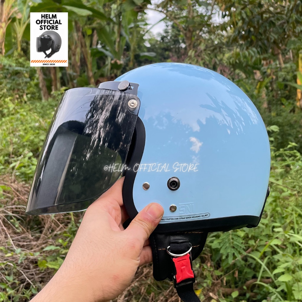 Jual Helm bogo anak cewek cowok usia 5/6/7/8/9/10 tahun full leher SNI ...