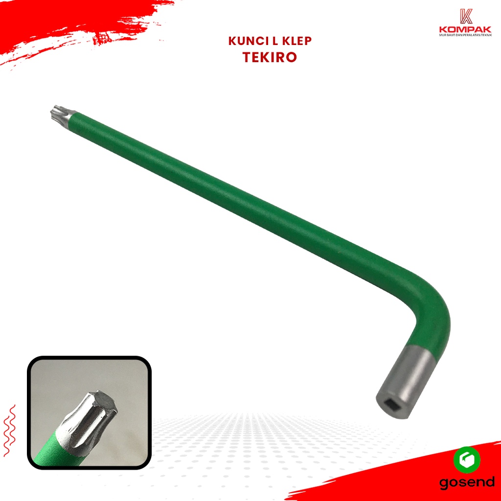 Jual TEKIRO kunci L klep motor valve adjustable wrench ORIGINAL Tekiro ...