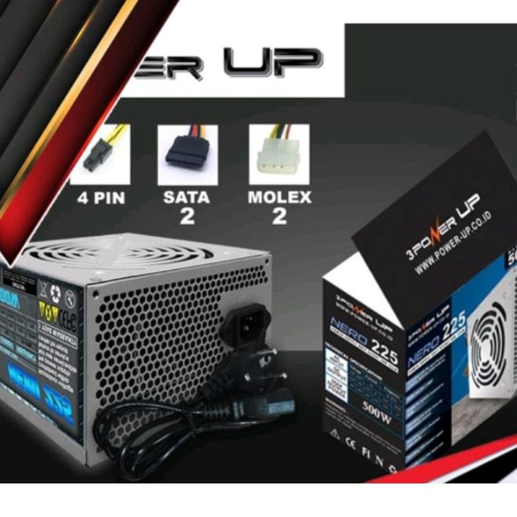 Jual Hanya disini--PSU PC Power Up 500w/ PSU Power-up 500 watt power ...