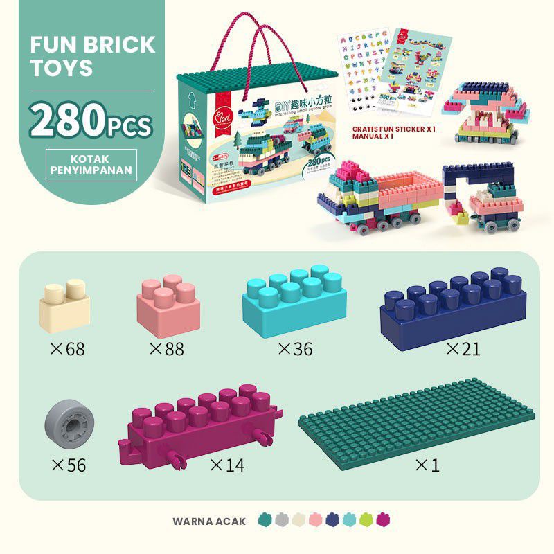 Jual Lego 280 Lego 120 Lego Pouch Lego Refill Lego Miniso SNI | Shopee ...