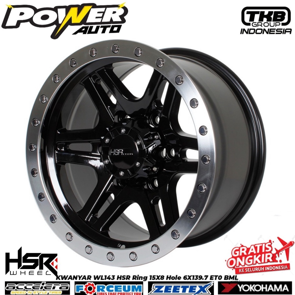 Jual velg offroad hardtop, ranger, hillux dc ring 15x8 hsr kwanyar et0 ...