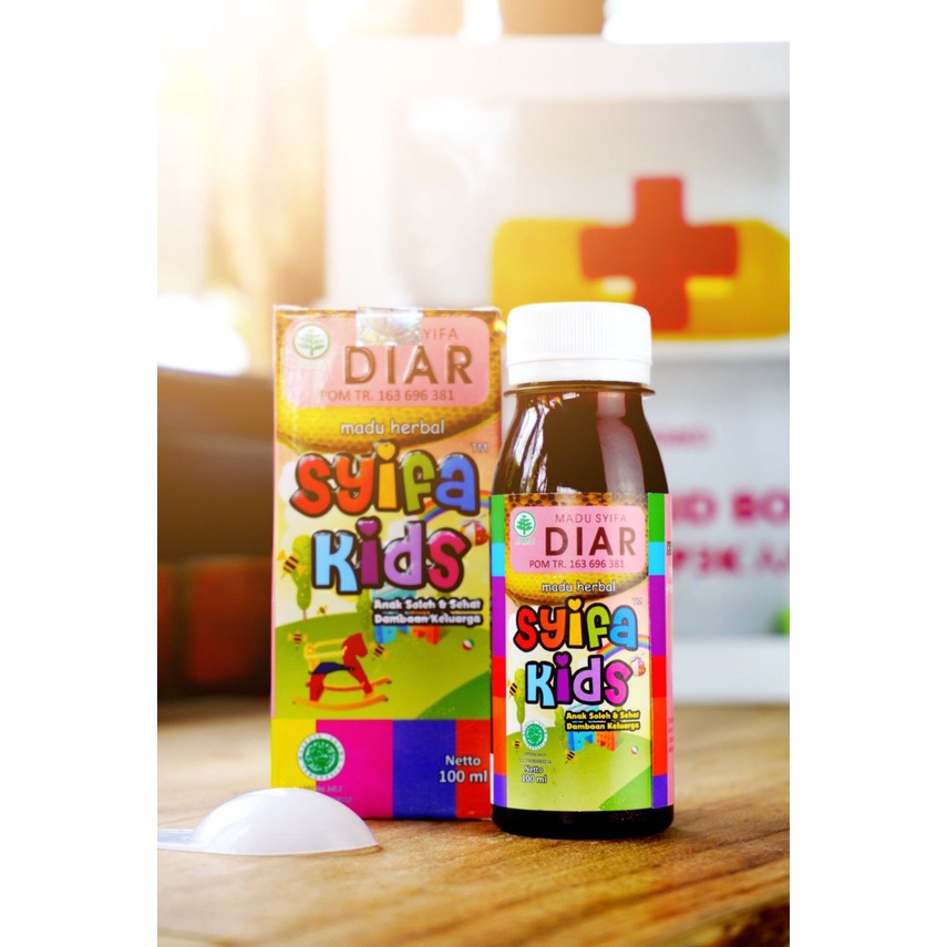 Jual SYIFA KIDS DIAR Madu Obat Diare Anak Sakit Perut Kembung Anak 100 ...