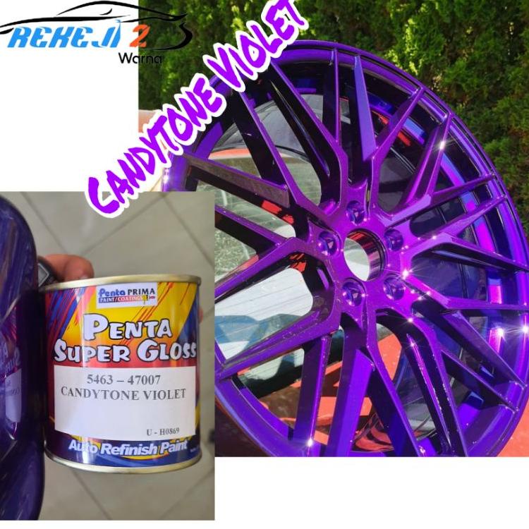 Jual Cat Candy Tone Violet Penta Spider Candytone Ungu Transparan Candi ...