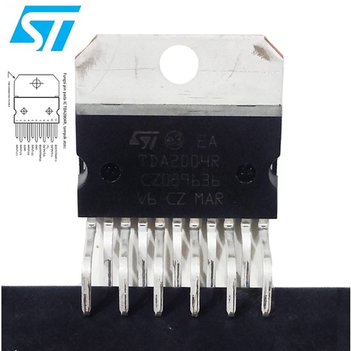 Jual TDA 2004 TDA2004 TDA-2004 ST Genuine ( 20W Stereo IC Audio ...