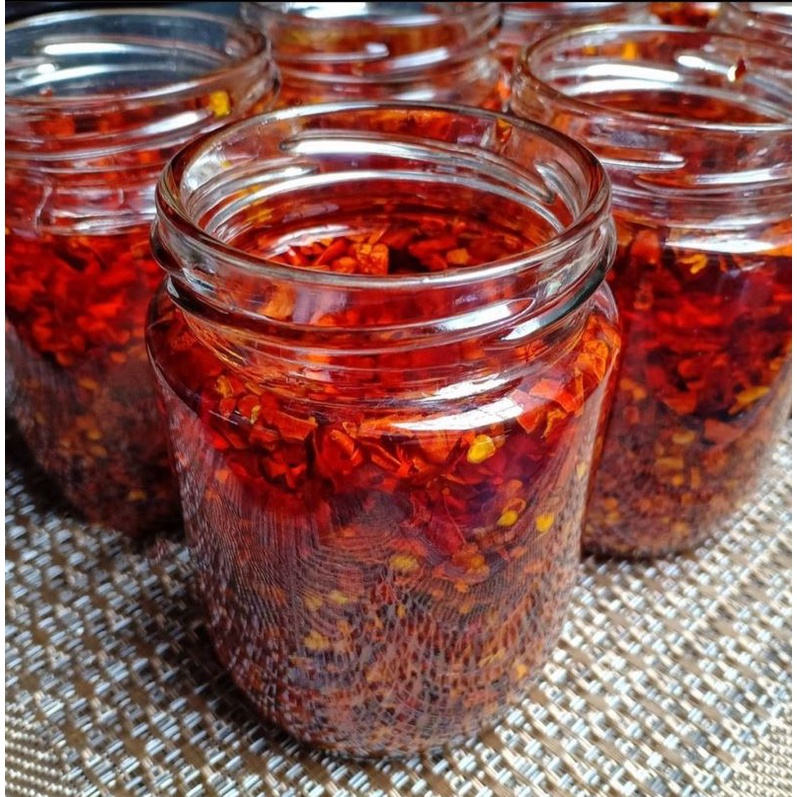 Jual MINYAK CABAI 1kg Halal! Chili oil minyak cabe utk dimsum ramen lamien | Shopee Indonesia