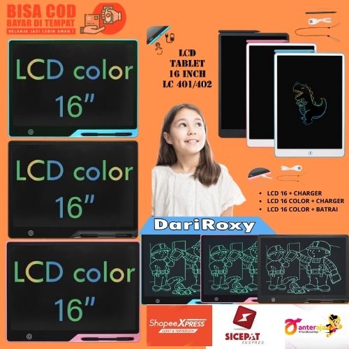 Jual Papan Tulis Anak Lcd Led Writing Tablet Mainan Edukatif Edukasi ...