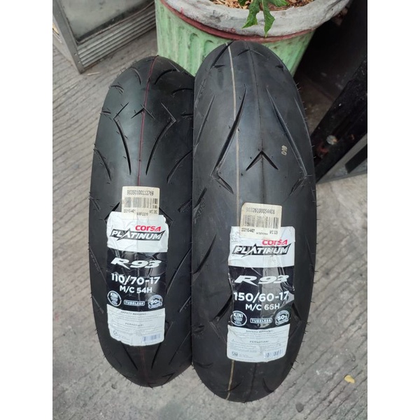 Jual ban corsa R93 110 150 R17 soft compond, ninja250, R25, MT25, R15 ...