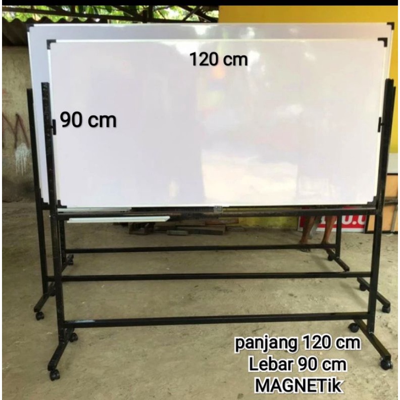 Jual Whiteboard standing 90 x 120 cm | Shopee Indonesia