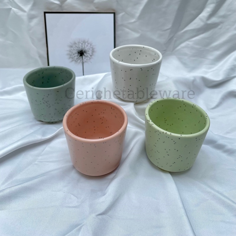 Jual Ceriche Kuro Splashed Mug ceramic / Gelas ocha / Cup Tea / Gelas ...