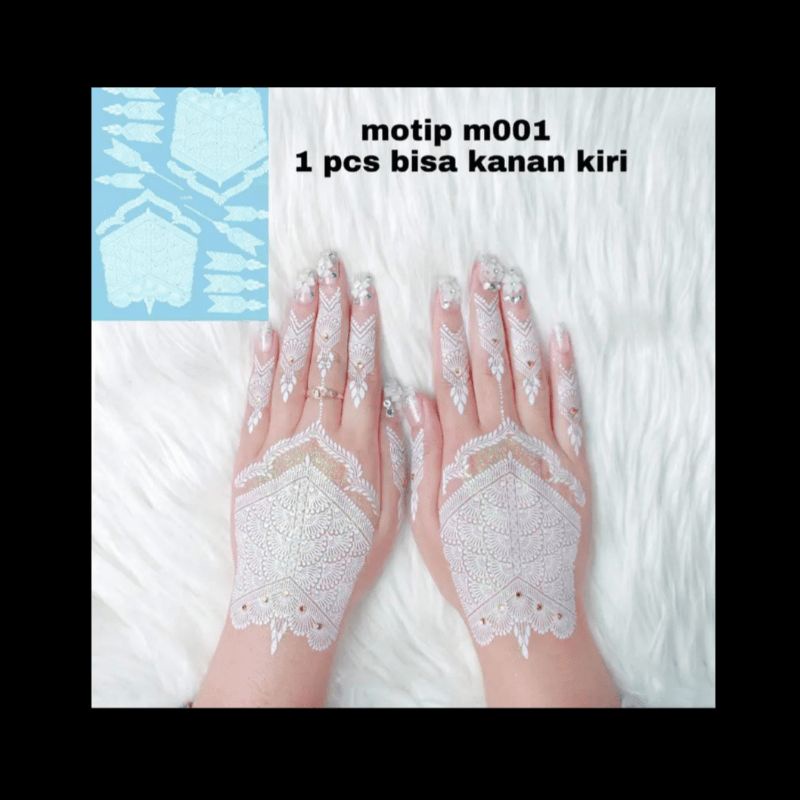 Jual HENNA INSTAN TATO /HENNA WEDDING / henna tempel / hena instan 1 ...