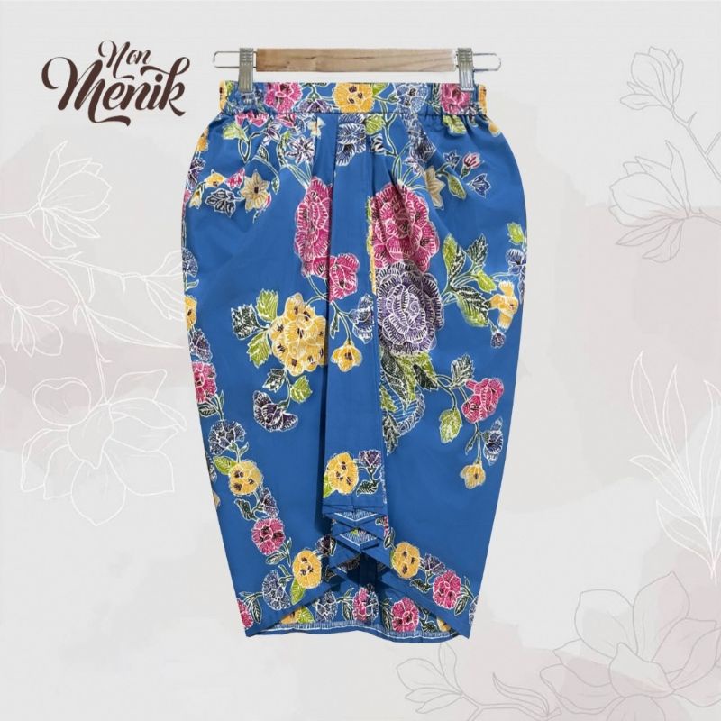 Jual ROK ENCIM BATIK COBALT BLUE | Shopee Indonesia