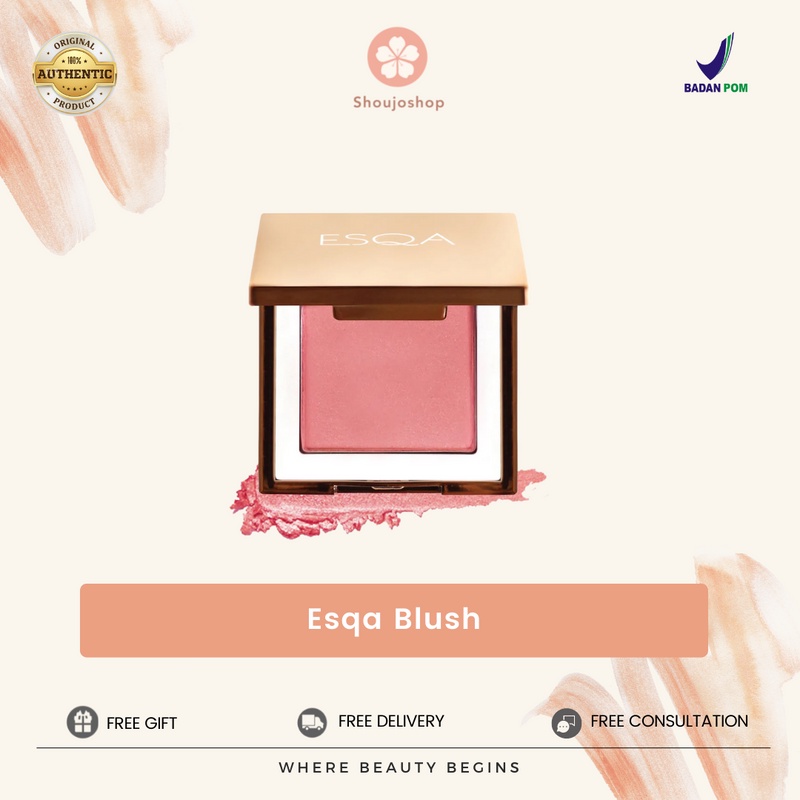 Jual Esqa Blush On Milan Vienna Florence Malibu Bali Honolulu | Shopee ...