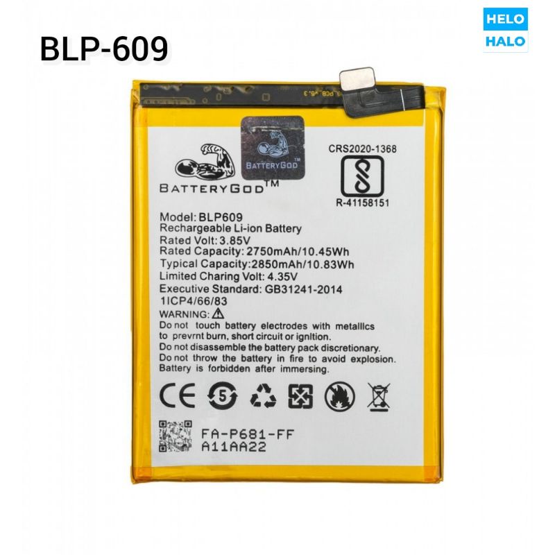 Jual battery Oppo F1 Plus (BLP-609) (Batt Baterai) | Shopee Indonesia