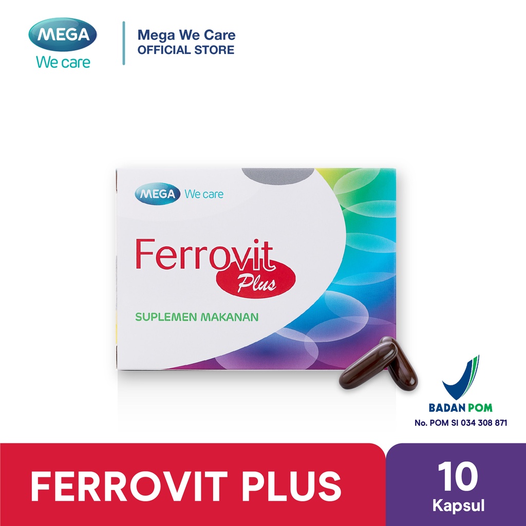 Jual Mega We Care Ferrovit Plus / Mencegah Anemia / Mencukupi Kebutuhan ...
