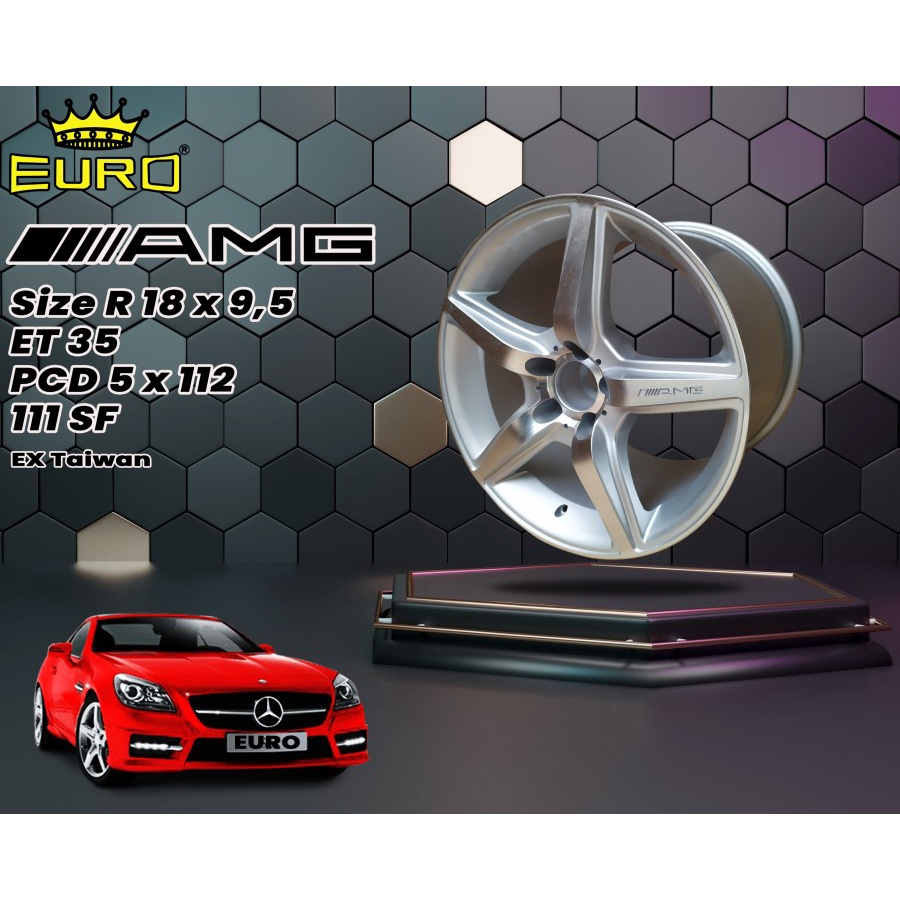 Jual velg mobil Rep. AMG R18x9,5 ET 35 utk Mercedes W204, W212 [1 PCS ...