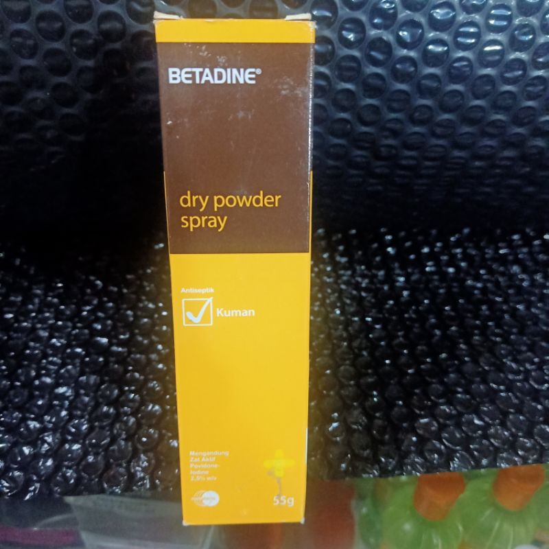 Jual BETADINE Dry Powder Spray 55g | Shopee Indonesia