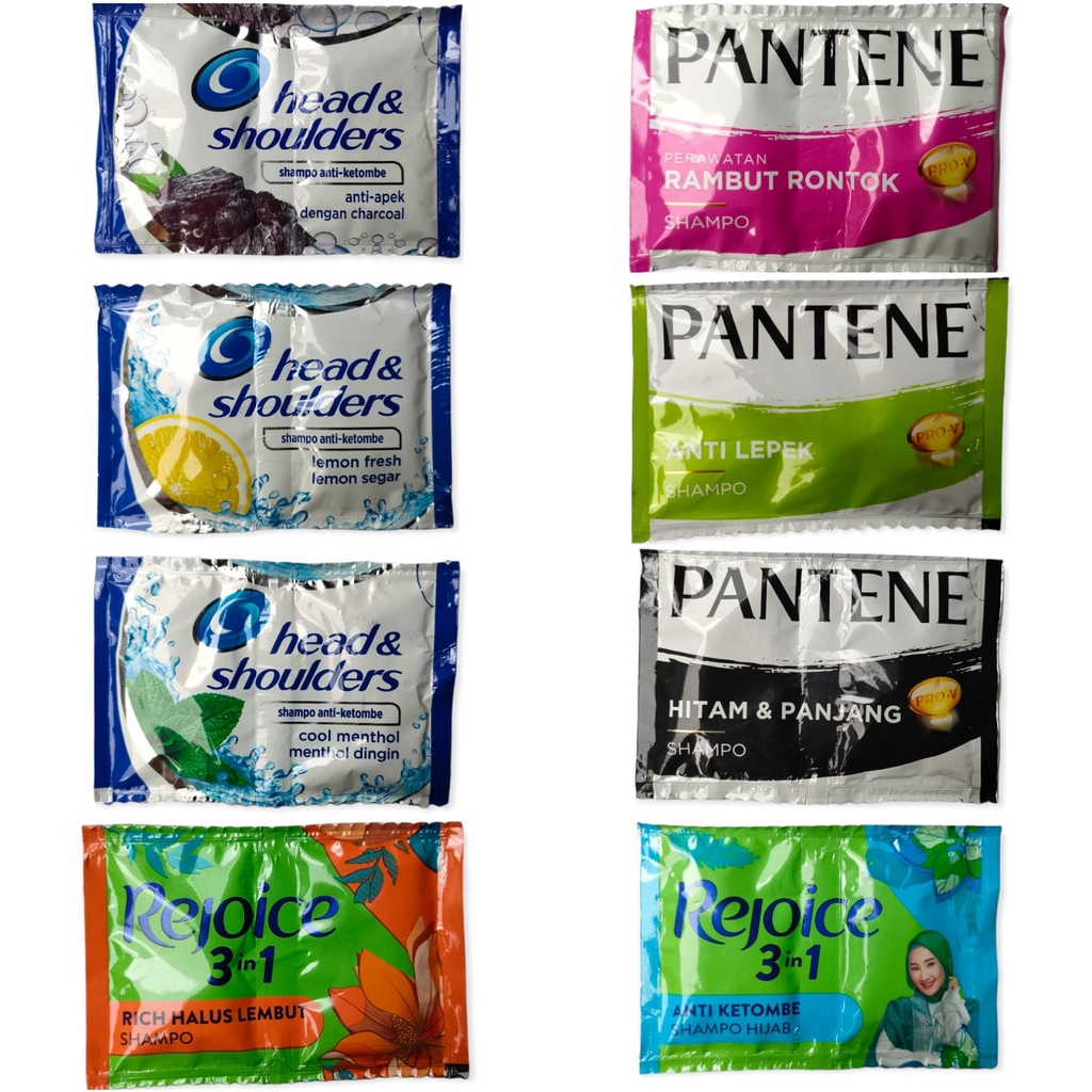 Jual SHAMPOO PANTENE, REJOICE, HEAD & SHOULDERS RENCENG/BOTOL | Shopee ...