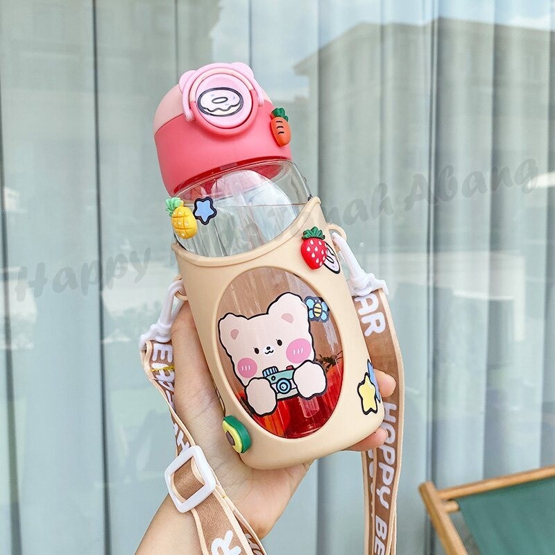 Jual BOTOL MINUM ANAK KARAKTER KARTUN LUCU BERTALI 520 ML BPA FREE ...