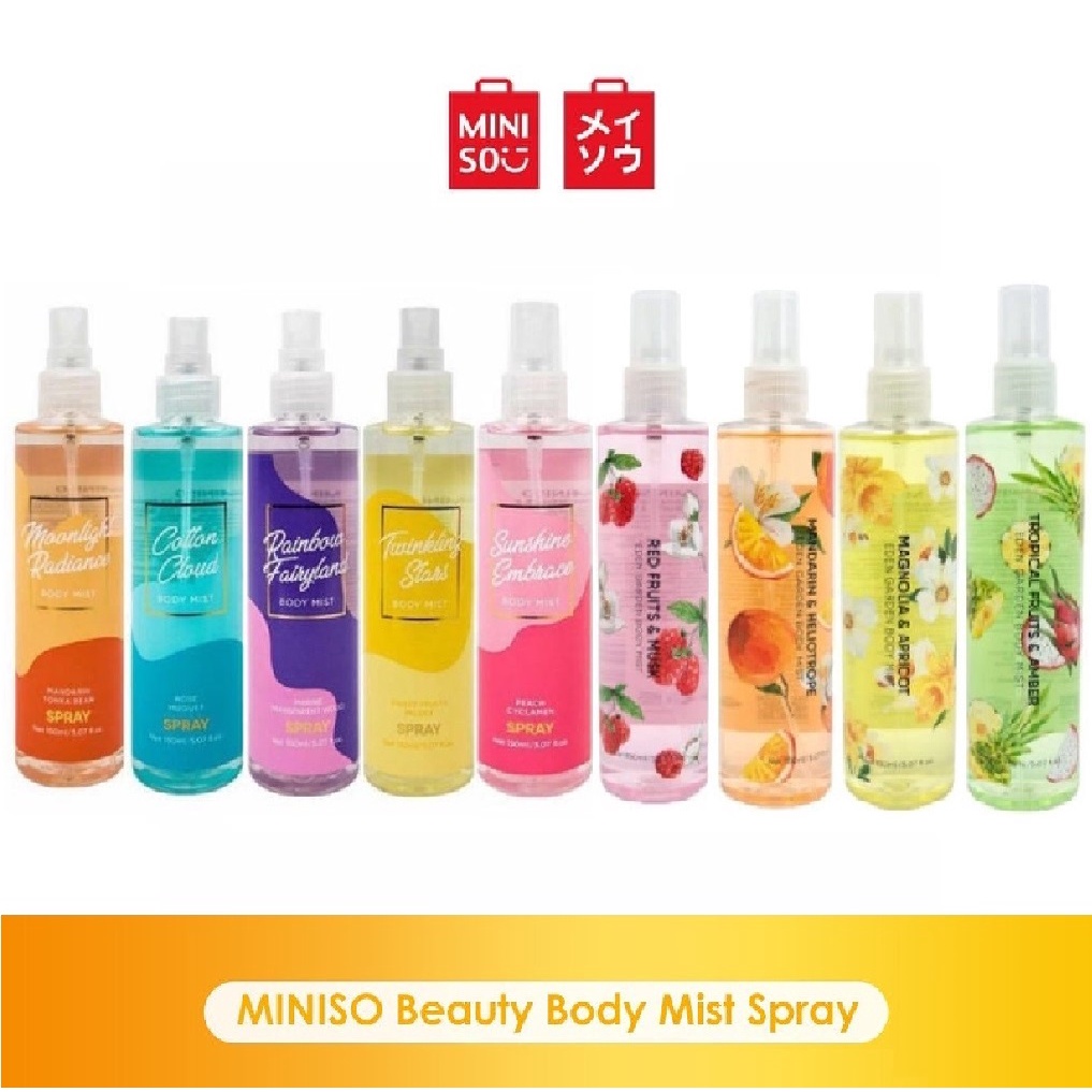 Jual MINISO Body Mist Parfum Spray 150ml Pengharum Badan Unisex ...