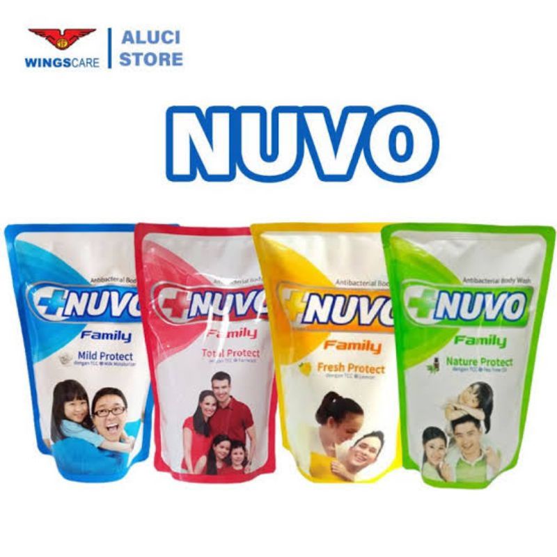 Jual Nuvo Sabun Mandi Cair Kemasan Refill 400 ml | Shopee Indonesia