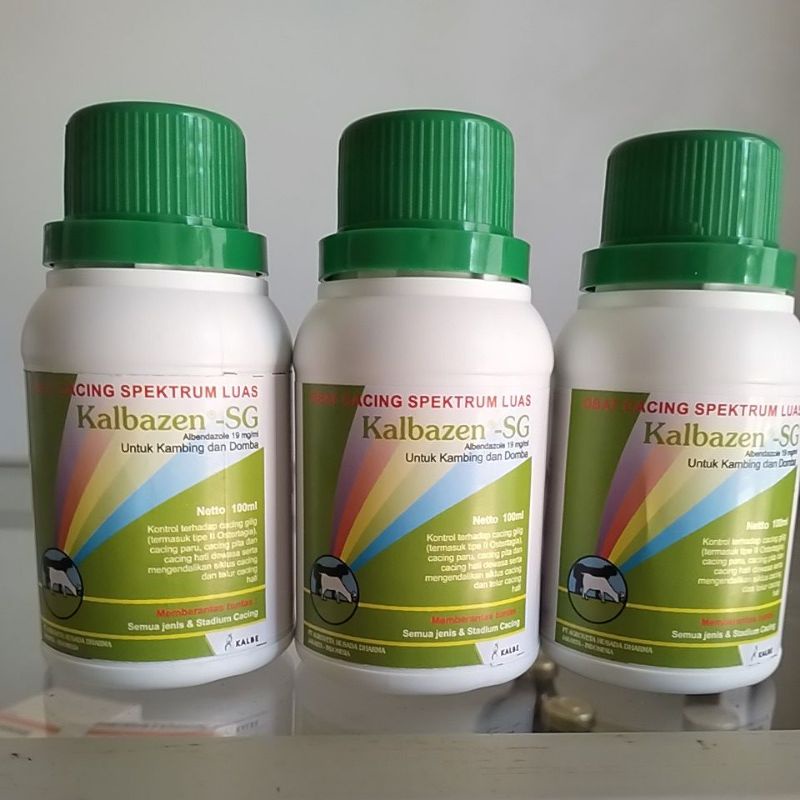 Jual Kalbazen SG obat cacing kambing dan domba berspektrum luas ...