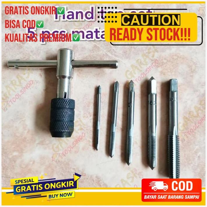 Jual Hand Tap Drill Set Alat Bikin Drat Baut Rusak | Shopee Indonesia