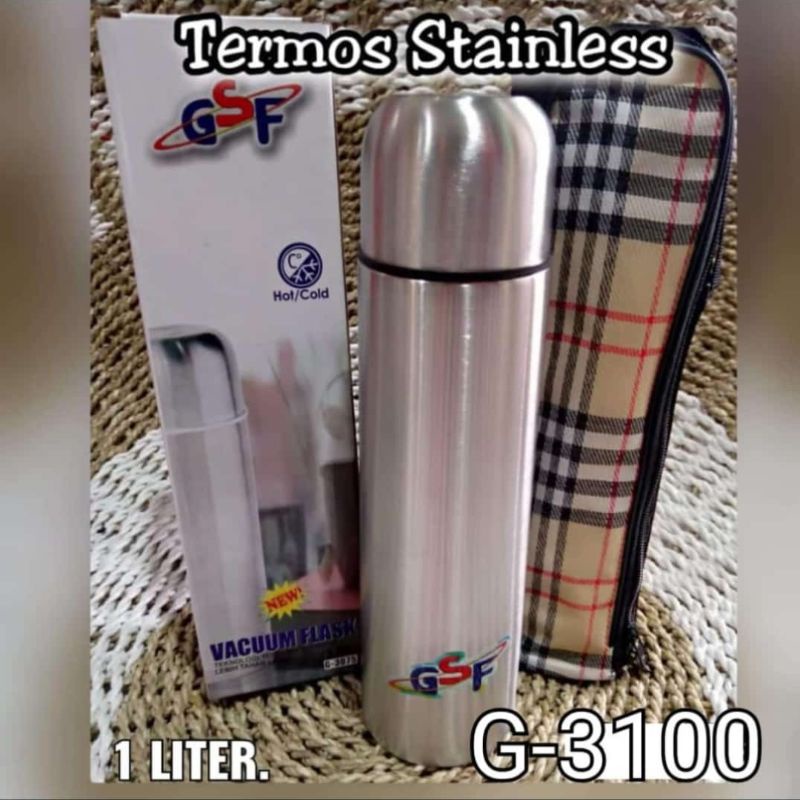 Jual Termos stainles gsf 3100 / termos 1000(1Liter) | Shopee Indonesia