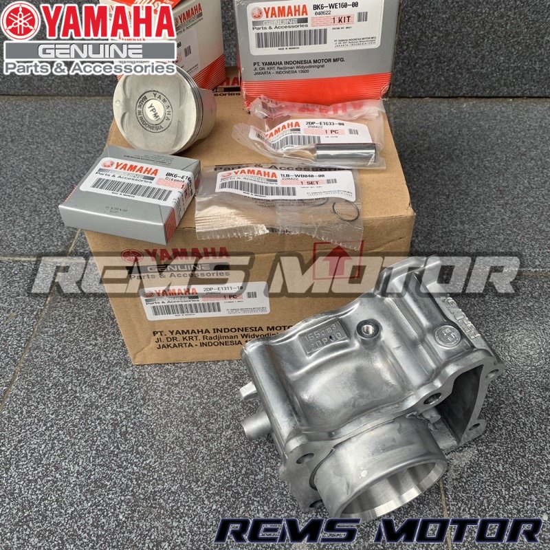 Jual PAKET BLOK SEHER + PISTON KIT BK6 NMAX AEROX LEXI R15 LED V3 V4 ...
