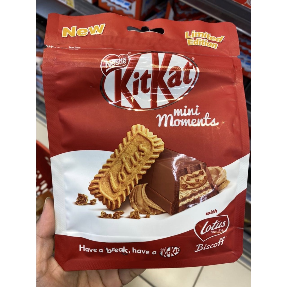 Jual Kitkat Arab Mini Moments with Lotus Biscoff - Cokelat Arab ...