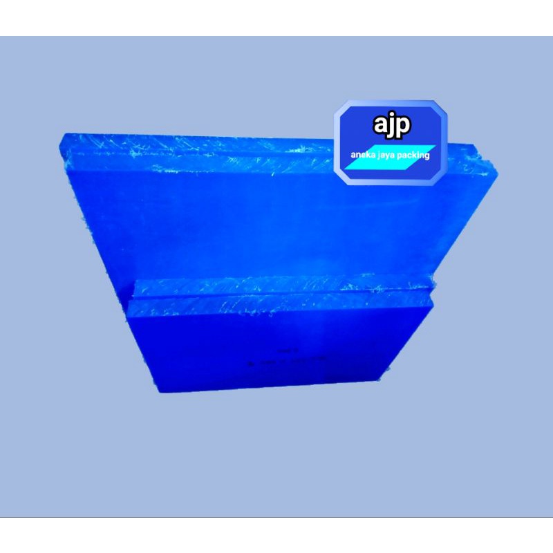 Jual mc blue sheet 20mm x 50mm x 125mm hard nylon biru lembaran ...