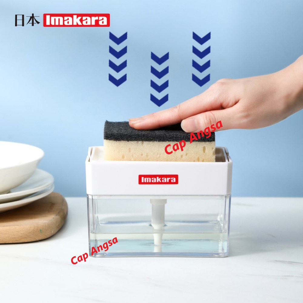 Jual [CAPANGSA] Japan Imakara Dispenser Tempat Wadah Sabun Cuci Piring ...