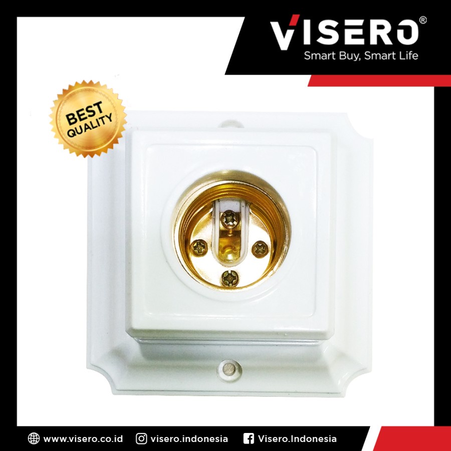 Jual FITTING LAMPU PLAFON VISERO SEGI TYPE VPG - 103 | Shopee Indonesia