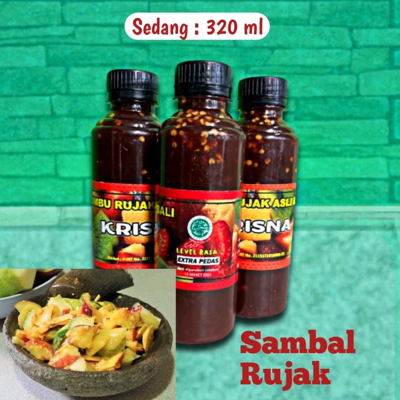 Jual Bumbu Rujak Krisna Khas Bali(320ml) | Shopee Indonesia