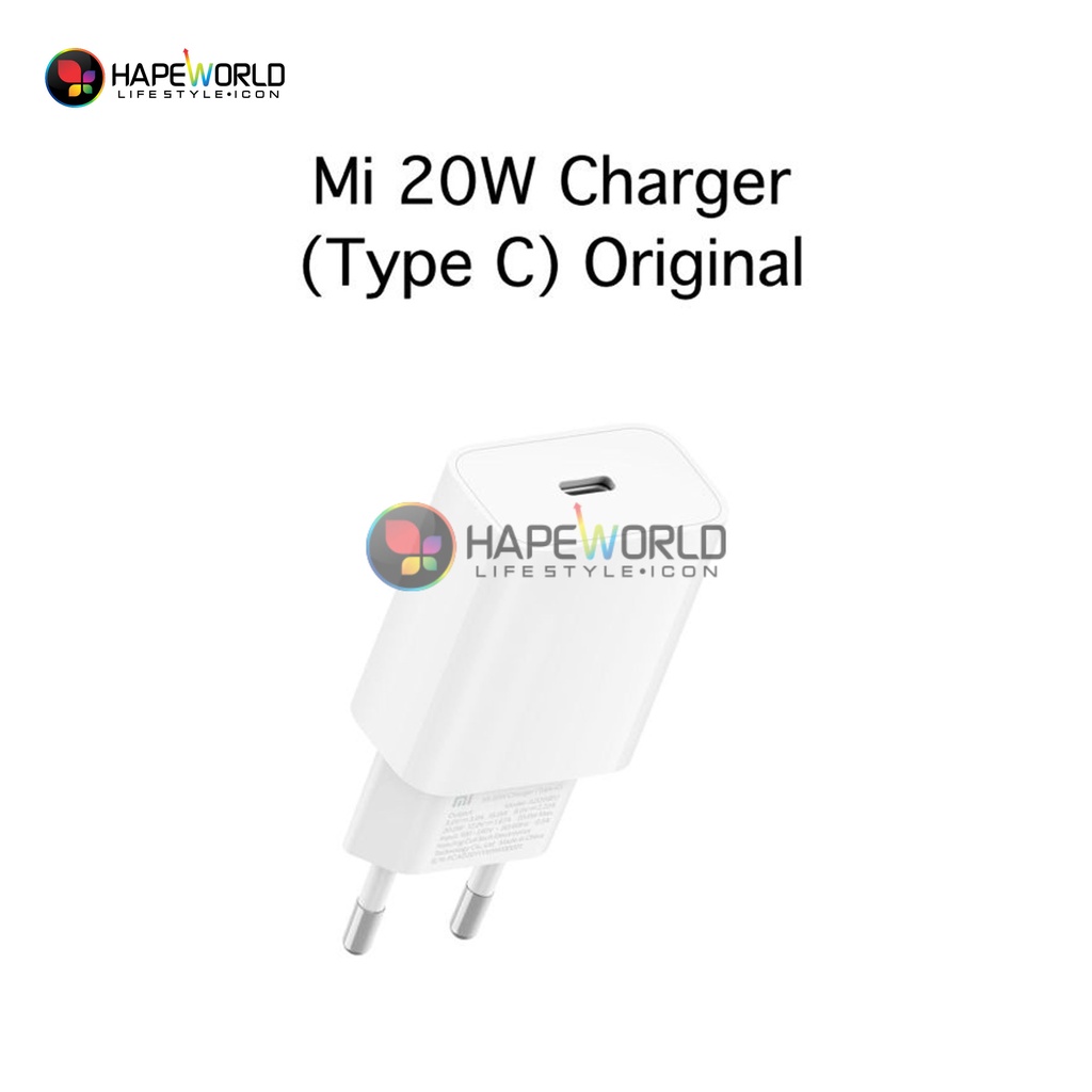 Jual Xiaomi Mi 20W Charger Type C Original Resmi | Shopee Indonesia
