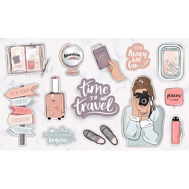 Jual STIKER TUMBLR AESTHETIC SET VINYL / Stiker VINYL Aesthetic /Stiker ...